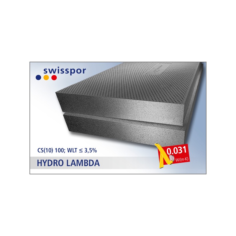 Hydro Lambda EPS 100 λ 0,031 Grubość styropianu 8 cm Opór cieplny 2,55 Ilość płyt w paczce 7 ...